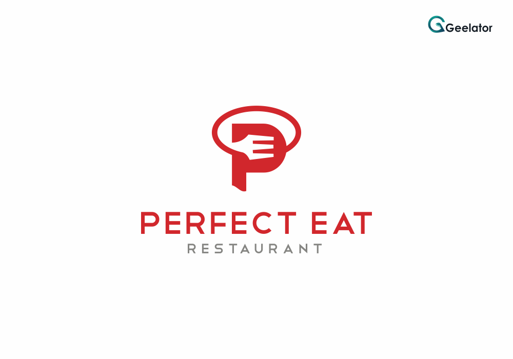 Perfect Eat Logo Template, a Branding & Logo Template by Geelator Studio