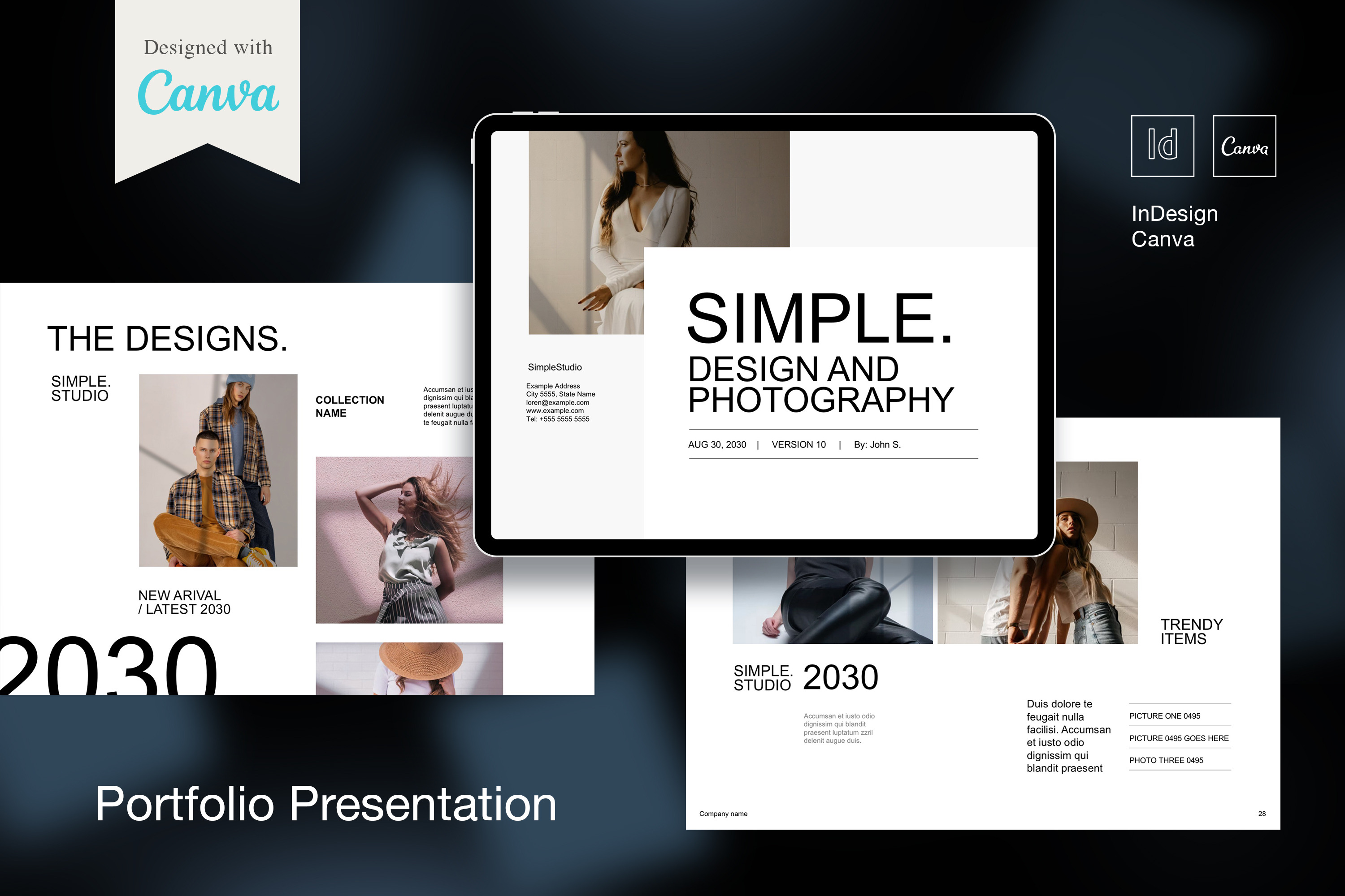 Portfolio | Design & Photography, a Presentation Template by ...