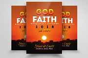 Faith Church Flyer Templates, a Flyer Template by Design Up