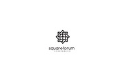 Square Line Logo, a Branding & Logo Template by CAIRON CREATIVESTUDIO