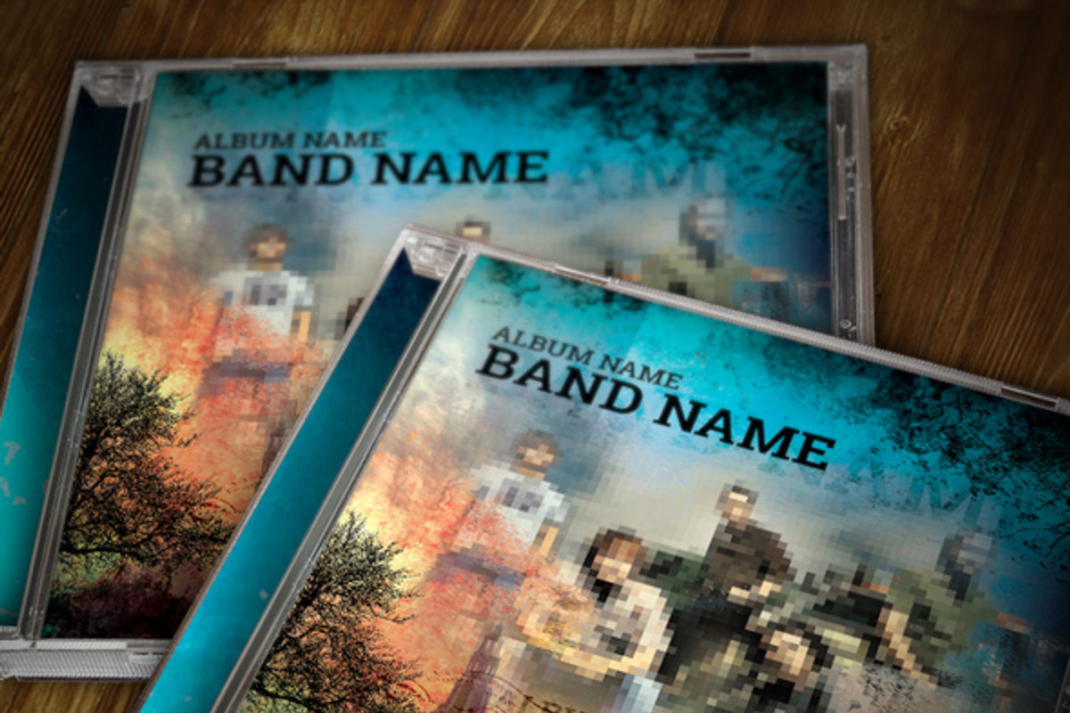 Music CD Cover & Artwork, a Templates & Theme by Elegrad Design Agency