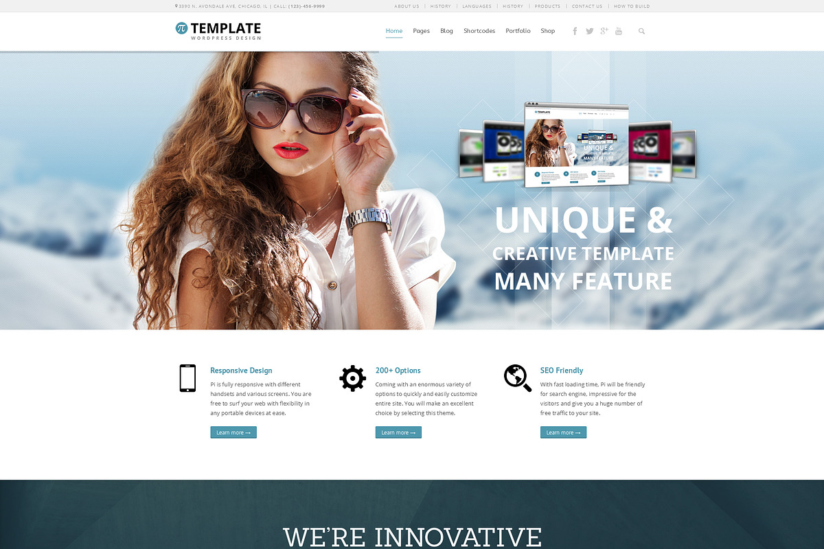 PI - WordPress MultiPurpose Theme, a WordPress Template by Digipieces