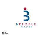 b letter people logo template, a Branding & Logo Template by meisuseno