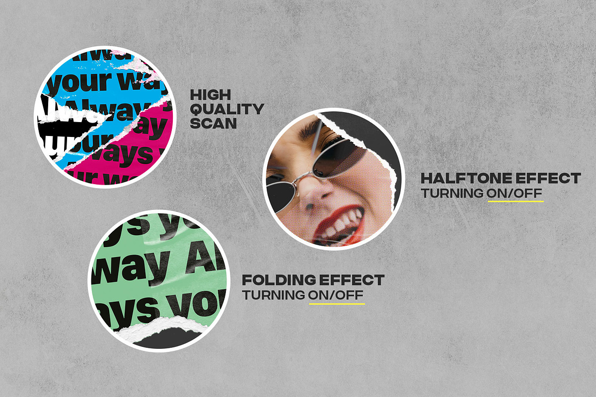 Torn Paper Design Elements, a Product Mockup by Francesco Stefanini