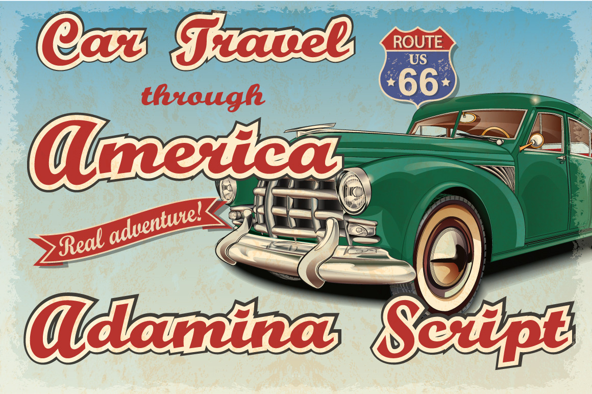 Adamina Script, a Script Font by Arys Design