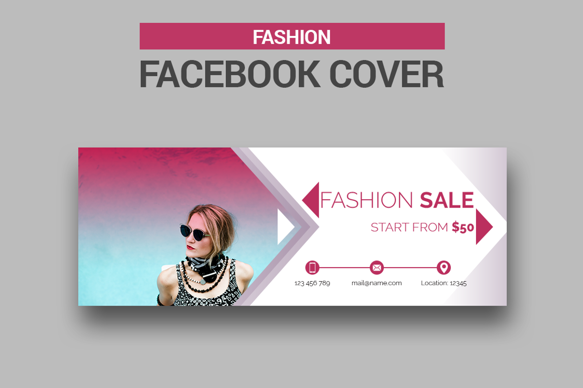 Fashion Facebook Covers, a Social Media Template by UNIK Agency