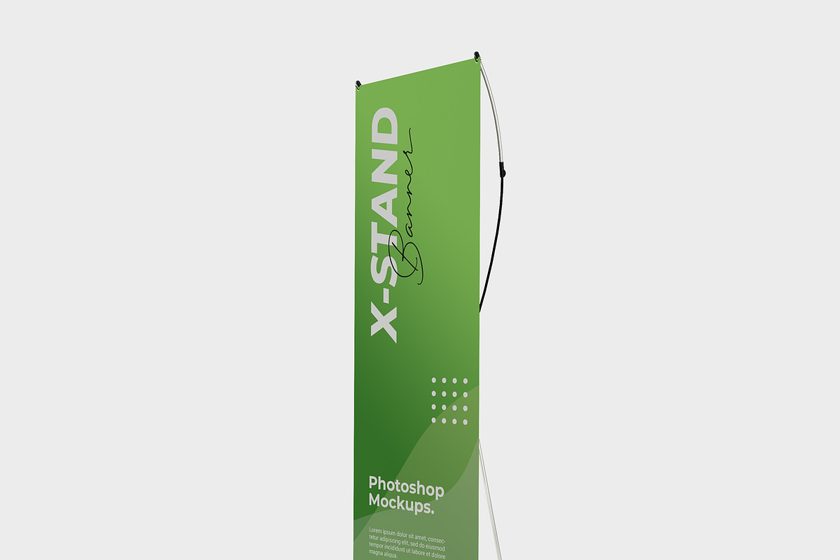 X-Stand Banner Mockups, a Print Template by artimasa