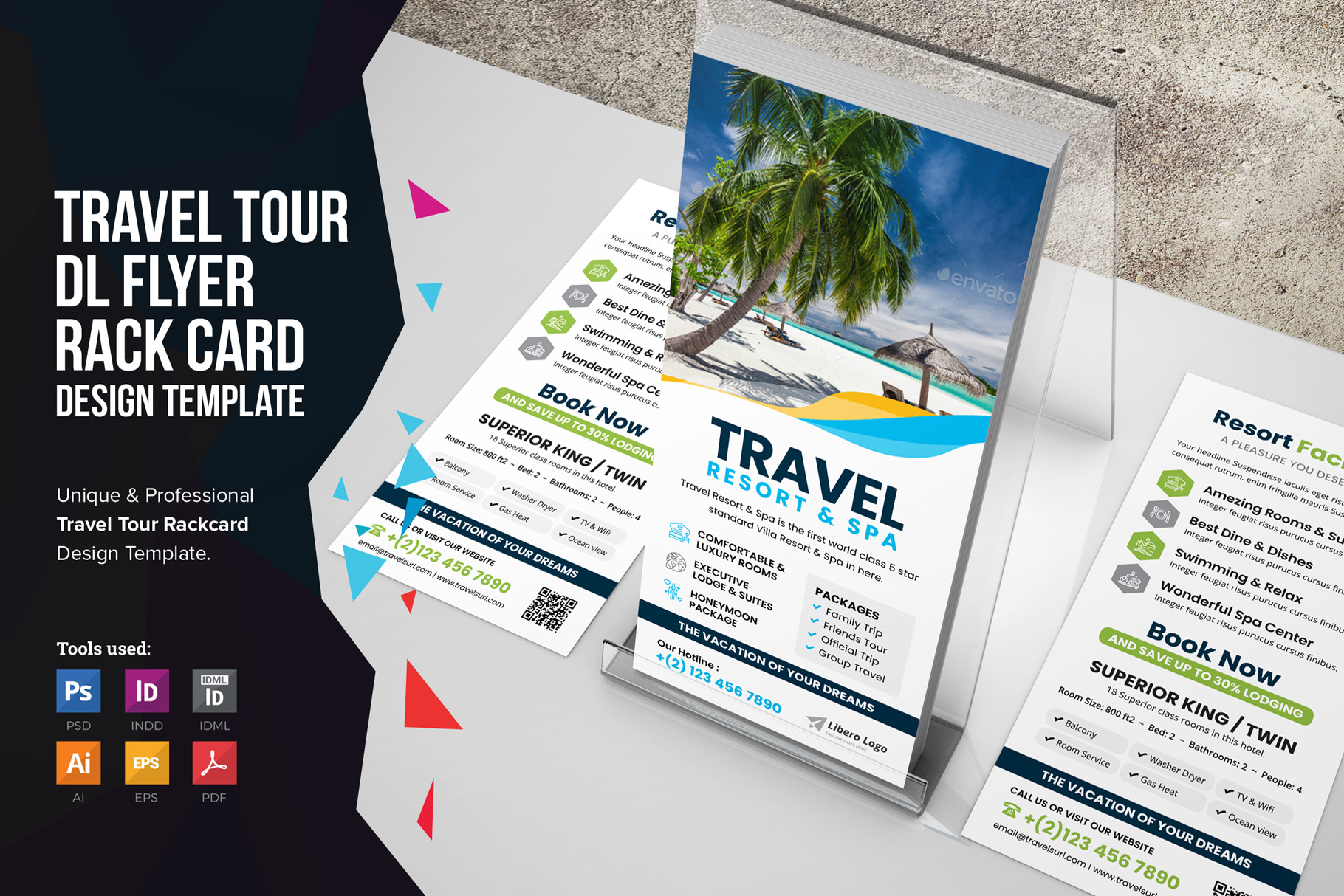 Holiday Travel Rack Card DL Flyer