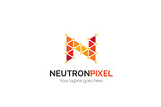 Neutron Pixel Letter N Logo, a Branding & Logo Template by XpertgraphicD