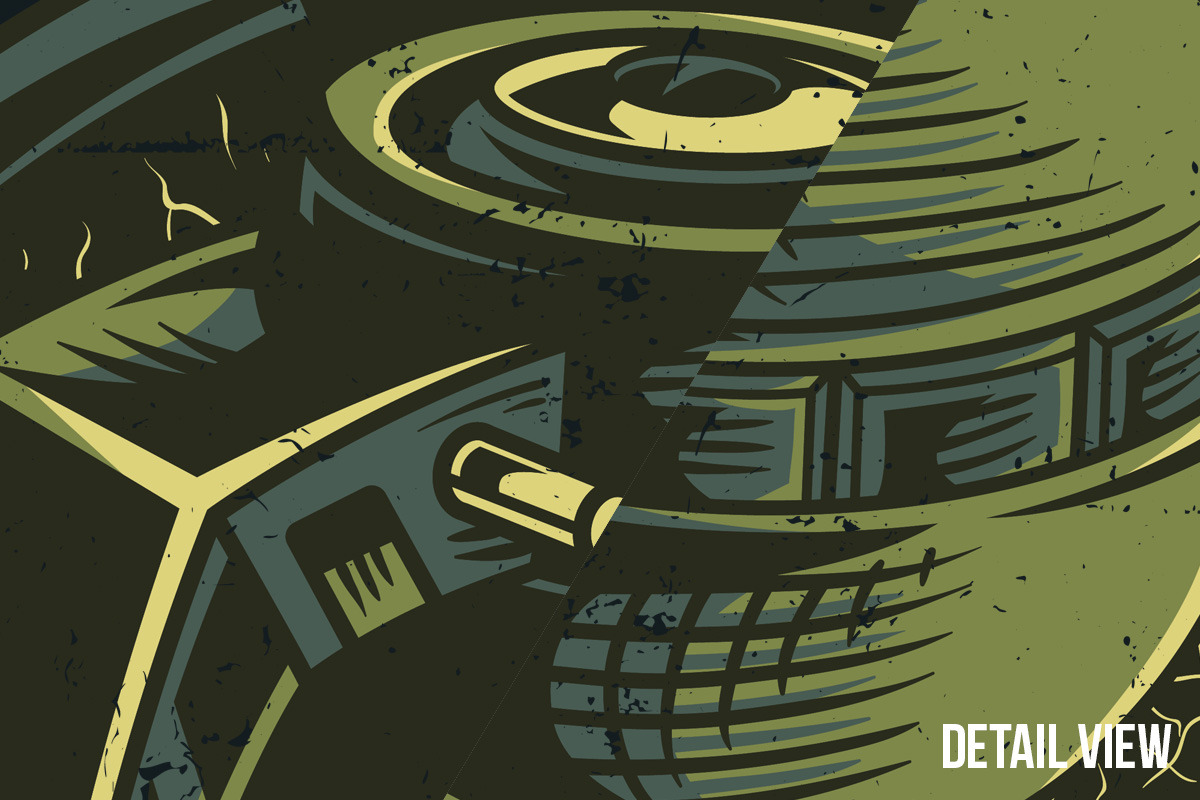 Crusher Illustration, a Work Illustration by badsyxn