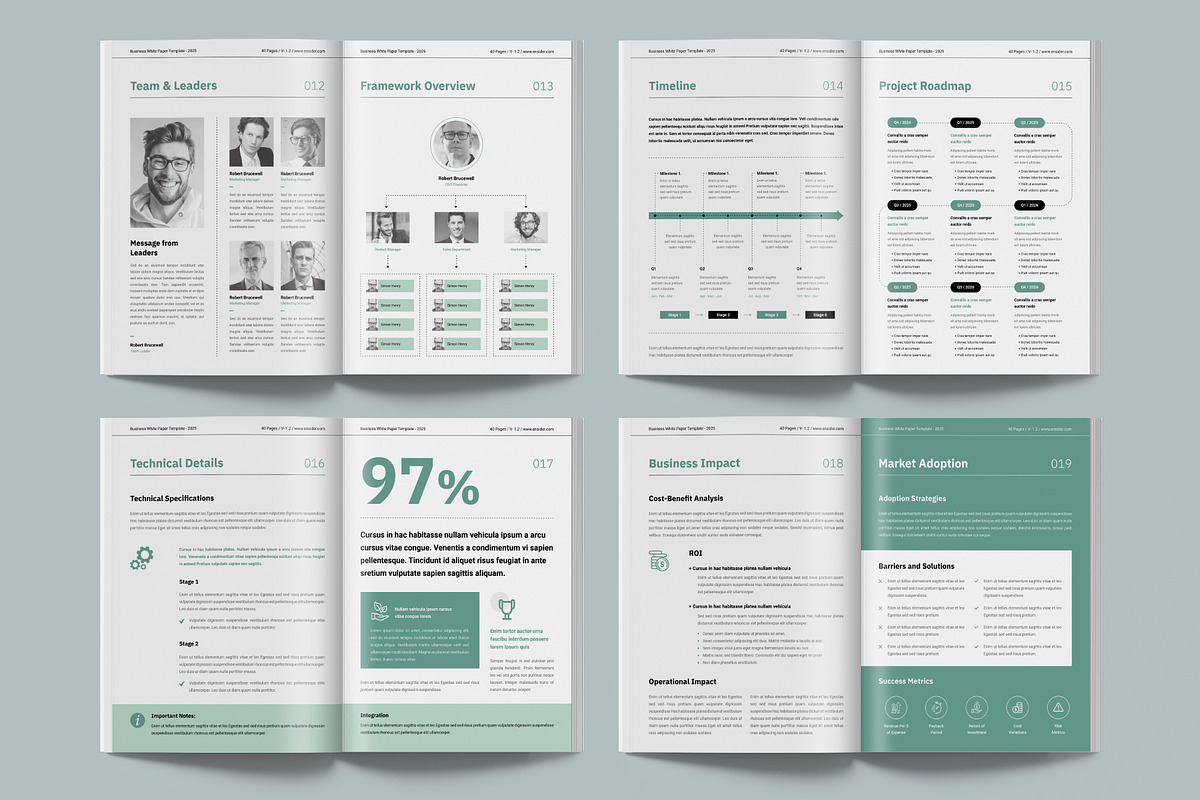 White Paper Bundle, a Brochure Template by Orcshape Studio
