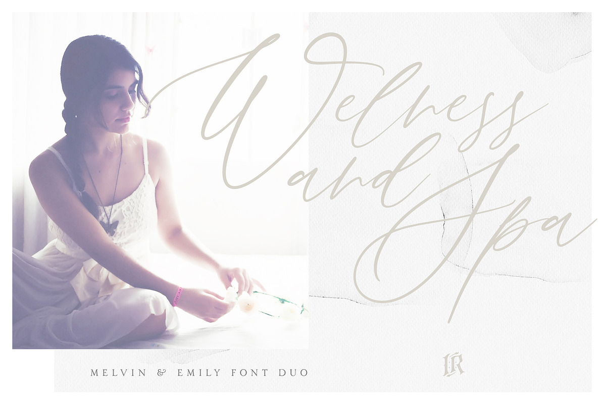 Melvin and Emily Font Duo, a Script Font by Ivan Rosenberg
