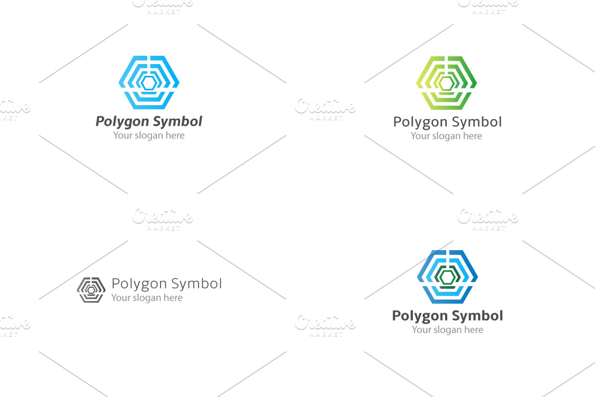 Polygon Symbol Logo, a Branding & Logo Template by BdThemes