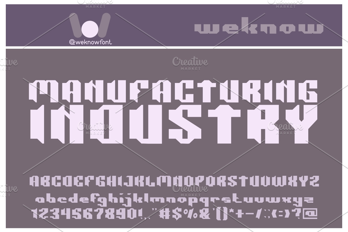 construction font