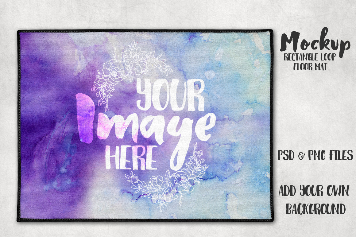 Floor Mat Mockup - Sublimation Loop, a Product Mockup by ...