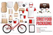 Street Food Packaging Set, an Object Graphic by Macrovector