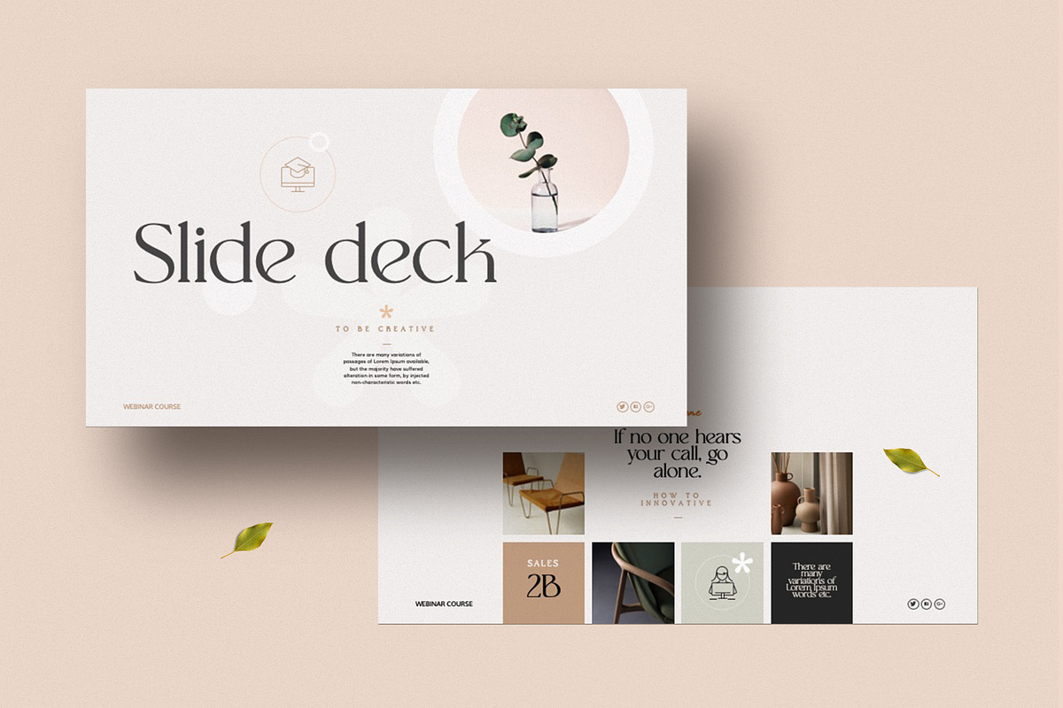 Webinar and Course Slides Template, a Presentation Template by ...
