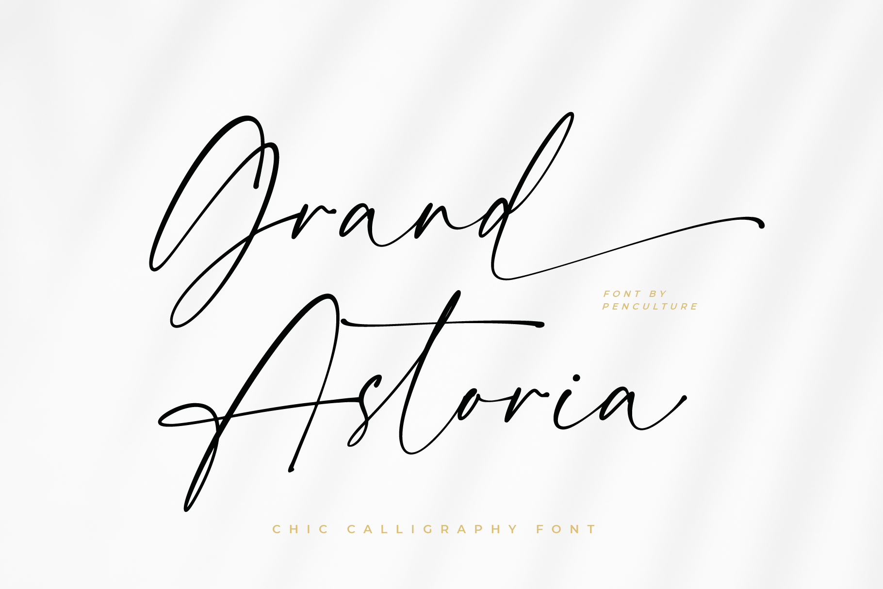 Grand Astoria // Chic Calligraphy, a Script Font by Pen Culture