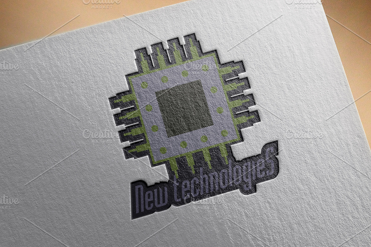 Logo team new technologies, a Branding & Logo Template by Casa Mandarina