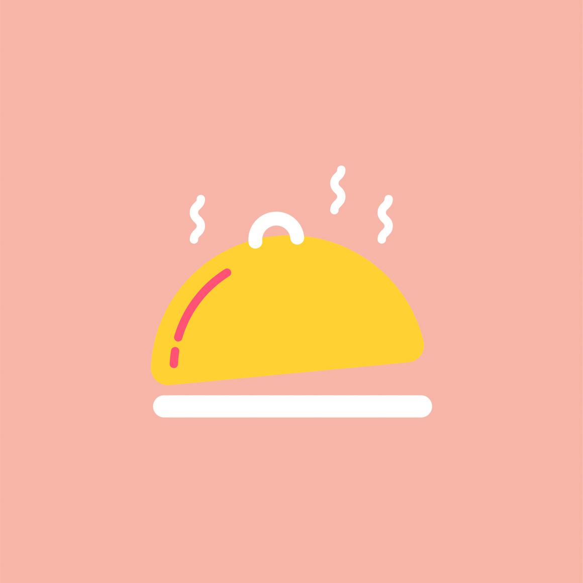 Illustration of cooked food icon, a Food Illustration by rawpixel