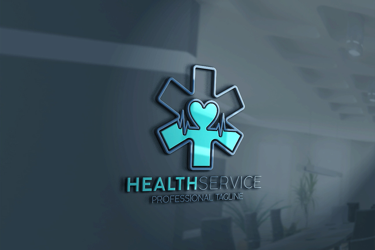Health Service Logo, a Branding & Logo Template by essegraphic