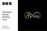 Minimalist Infinity Building Logo