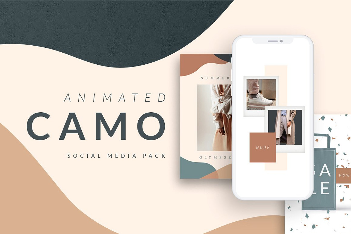BUNDLE ANIMATED Social Media, a Social Media Template by Eviory