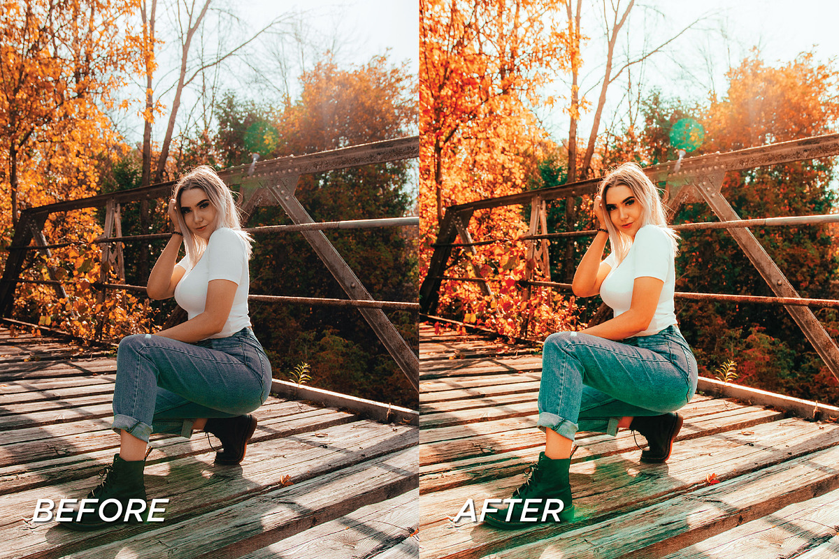 15 Autumn LR Presets + Video LUTs, a Preset Add-On by TheWayfarerShoppe