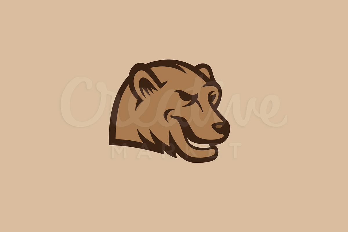 Bear Mascot Logo, a Templates & Theme by nospacestore