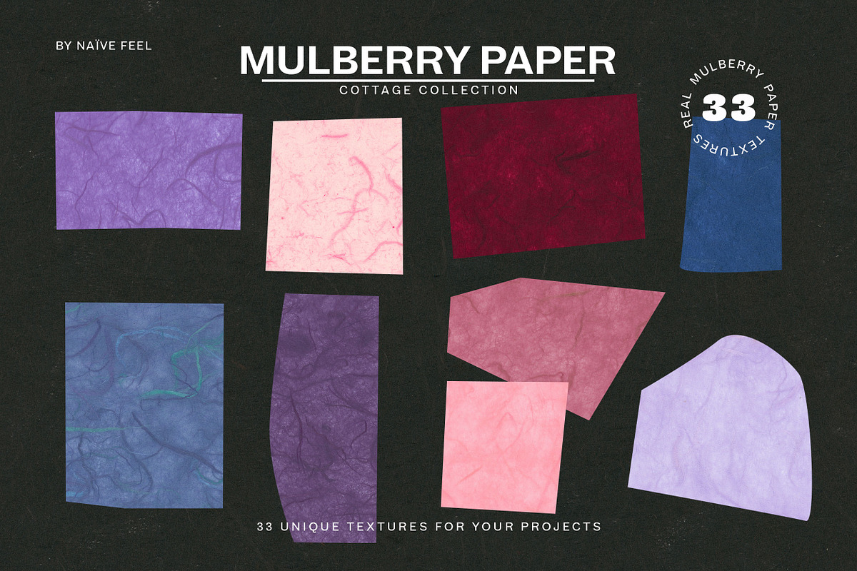 Mulberry Paper Textures, a Texture Graphic by Naive Feel