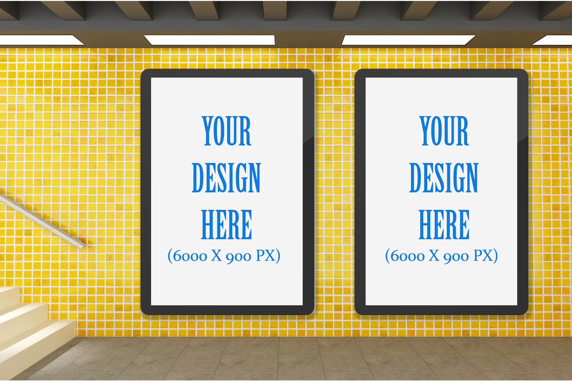 Subway Billboard advertising mockups | Advertising Mockups ~ Creative ...