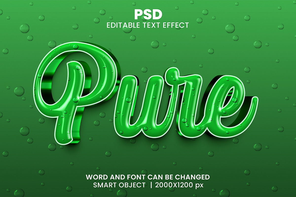 Photoshop 3D Text Effect bundle, a Layer Style Add-On by bdrobin