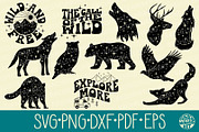 Wildlife Nature Celestial SVG Bundle