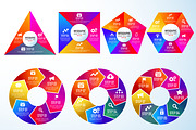 16 CIRCLE INFOGRAPHICS [AI+PSD], a Work Illustration by Toonsteb