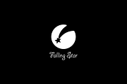 Falling Star logo, a Branding & Logo Template by EC Creative