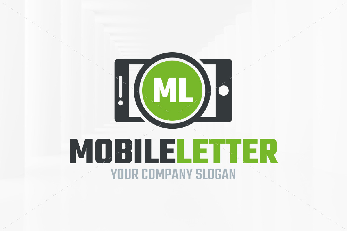 Mobile Letter Logo Template, a Branding & Logo Template by LOGOMAGINE