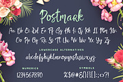 Postmark, a Script Font by Greg Nicholls