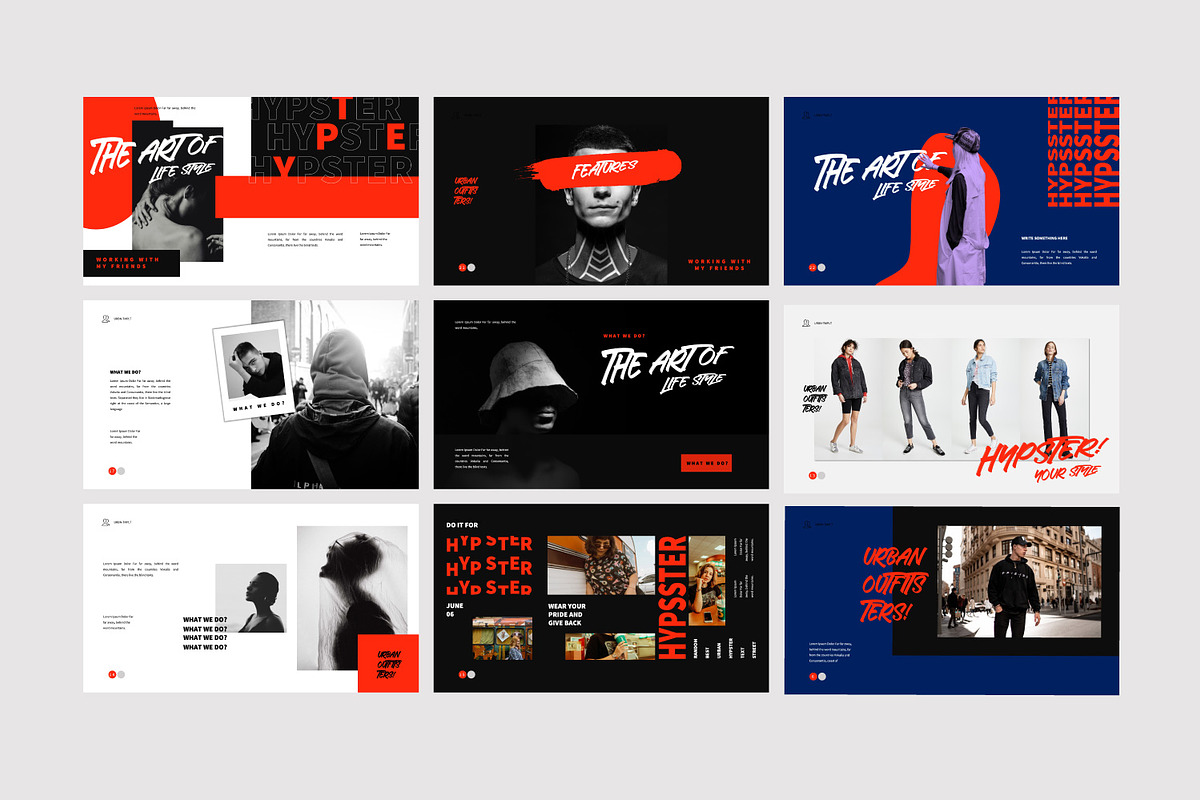 Hypester! - Google Slide, a Presentation Template by Dirtytemp Studio