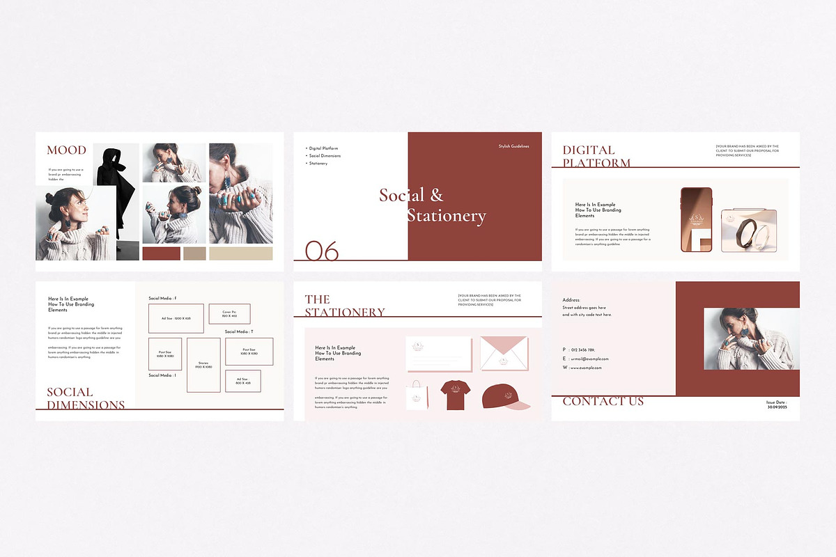 Brand Style Guide Presentation, a Presentation Template by TemplatesForest