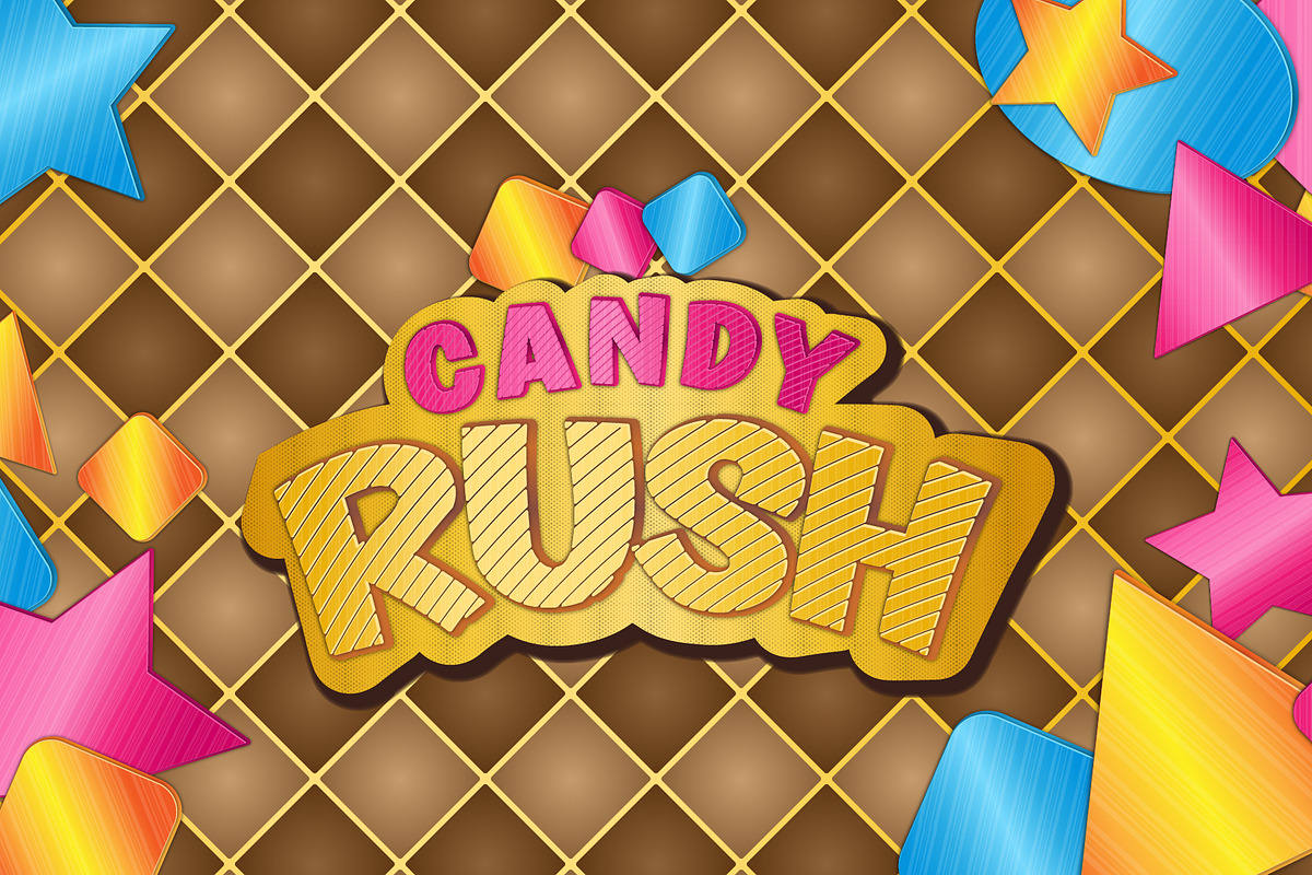 Candy Fonts, a Font by Fox7 By Rattana