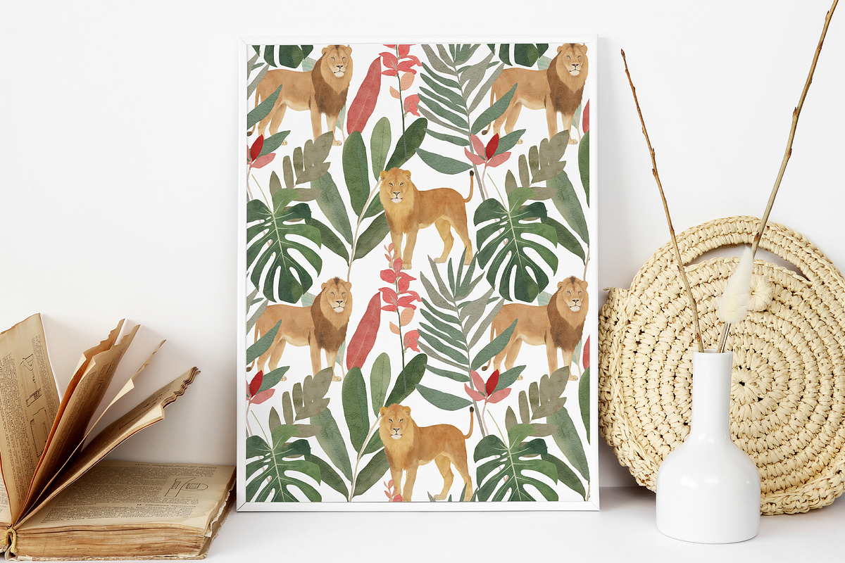 Jungle Bundle, an Animal Illustration by TheCuteShop