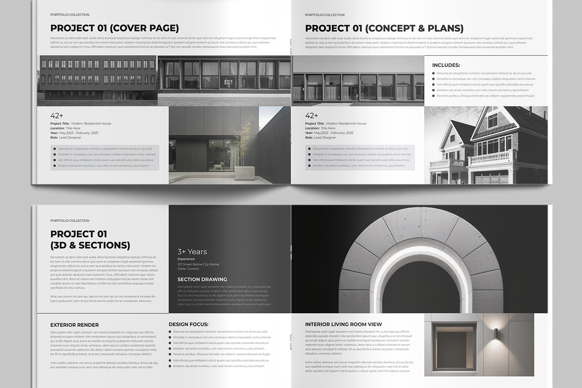 Architecture Portfolio Design