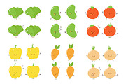 Fruits & Vegetables bundle, a Food Illustration by SVTdesign