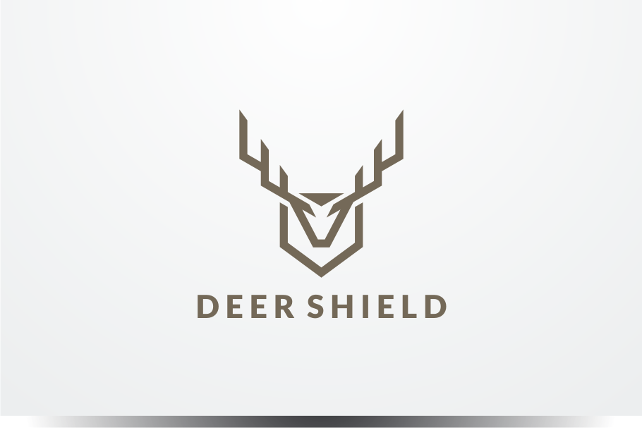 Deer Shield Logo, a Branding & Logo Template by yopie