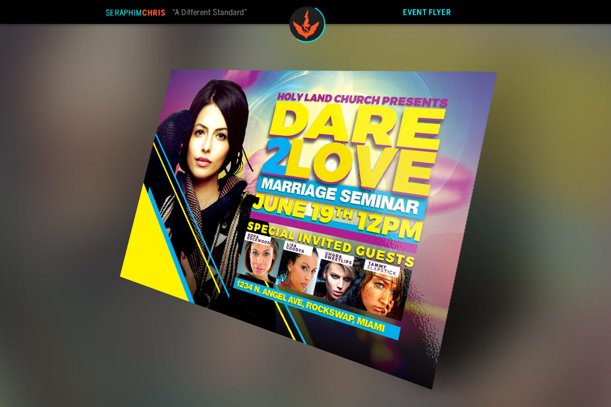 Marriage Ministry Church Flyer, a Flyer Template by SeraphimChris