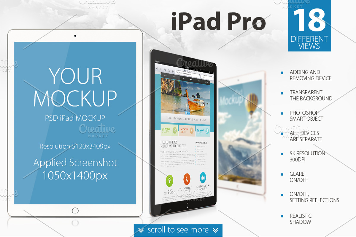BUNDLE Apple devices mockups, an iPhone Mockup by Yuri-U