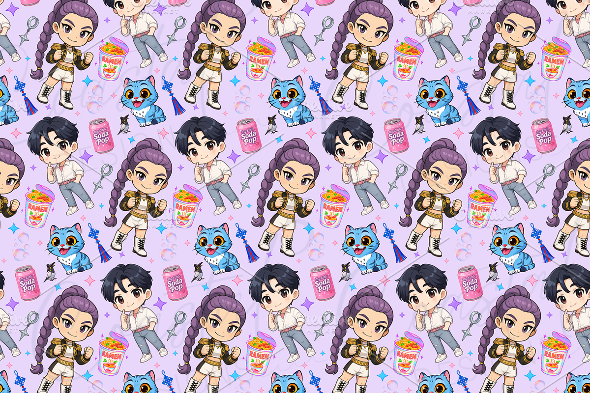 RuJinu KPop Demon Hunters Seamless