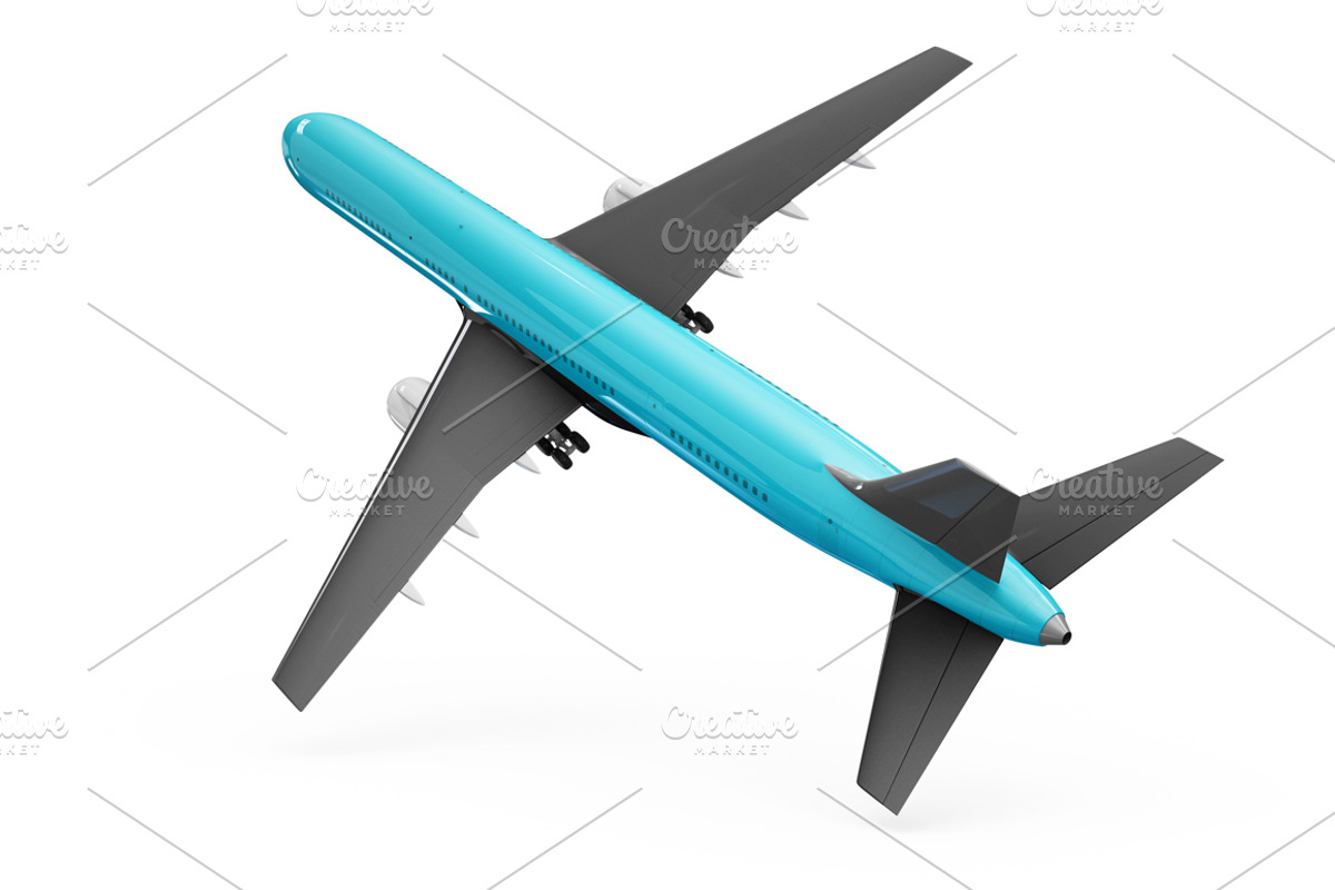 Airplane Mockup, an Advertising Mockup by PixelMockup