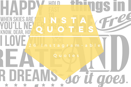 InstaQuotes 4 | Graphic Objects ~ Creative Market