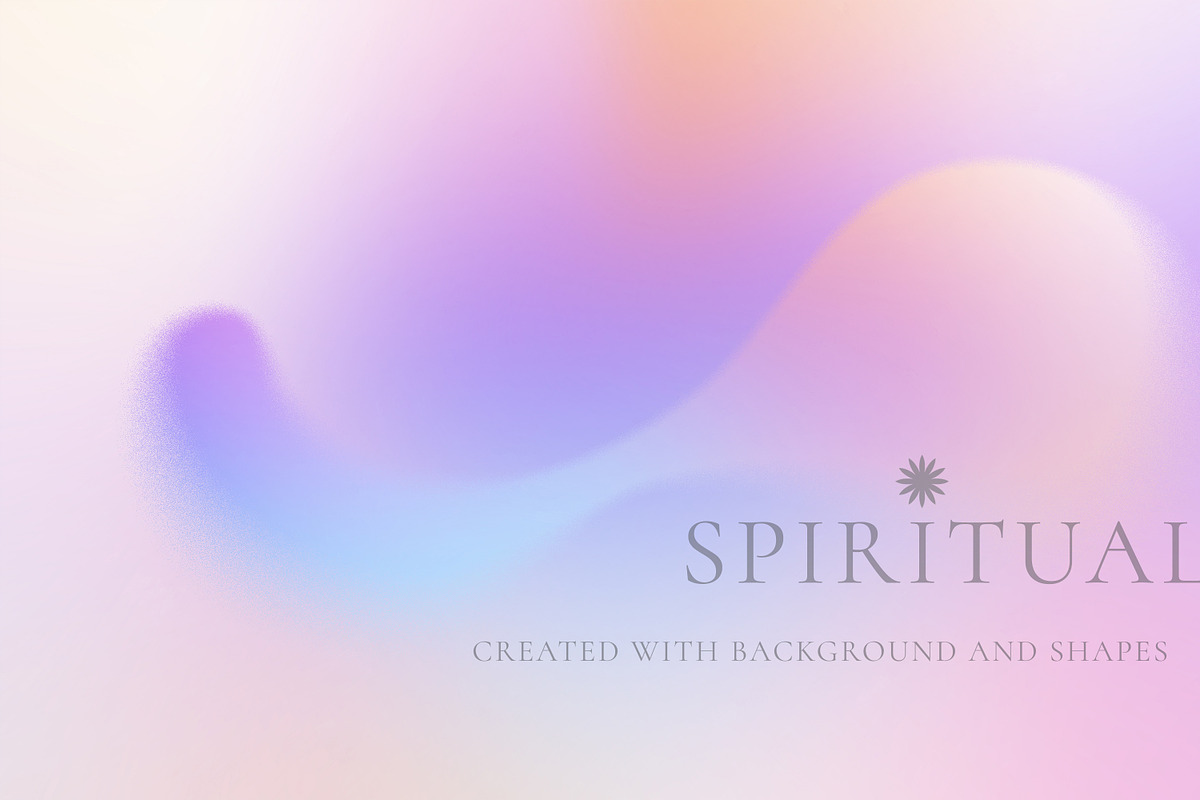 Spiritual Gradient Textures Shapes